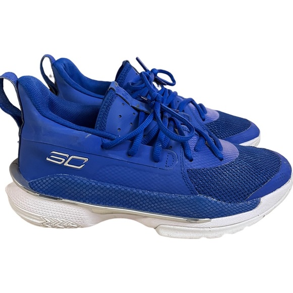 Under Armour | Shoes | Under Armour Mens Curry 7 Team Blue Black White ...